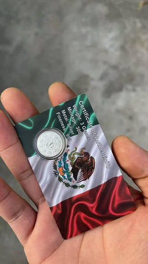 2026 Mexico Libertad Reverse Proof Tribute 3 gram Jumbo Silver in Card ...