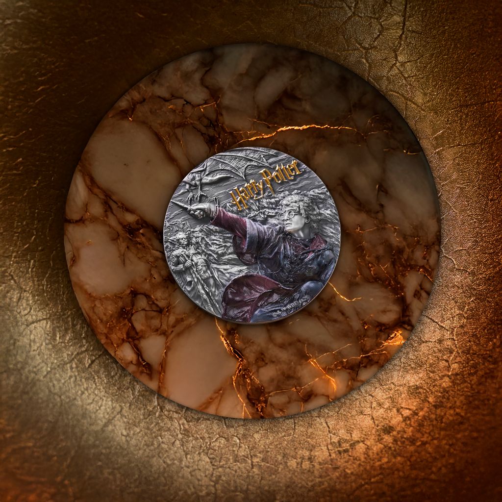 2025 Niue Harry Potter Goblet of Fire UHR 2 oz Silver Coin - Captain’s ...
