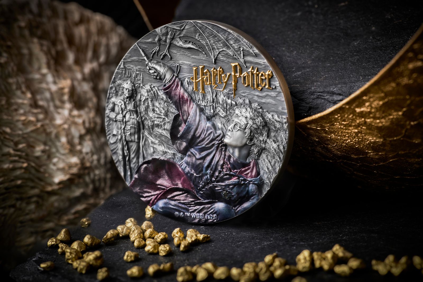 2025 Niue Harry Potter Goblet of Fire UHR 2 oz Silver Coin - Captain’s ...